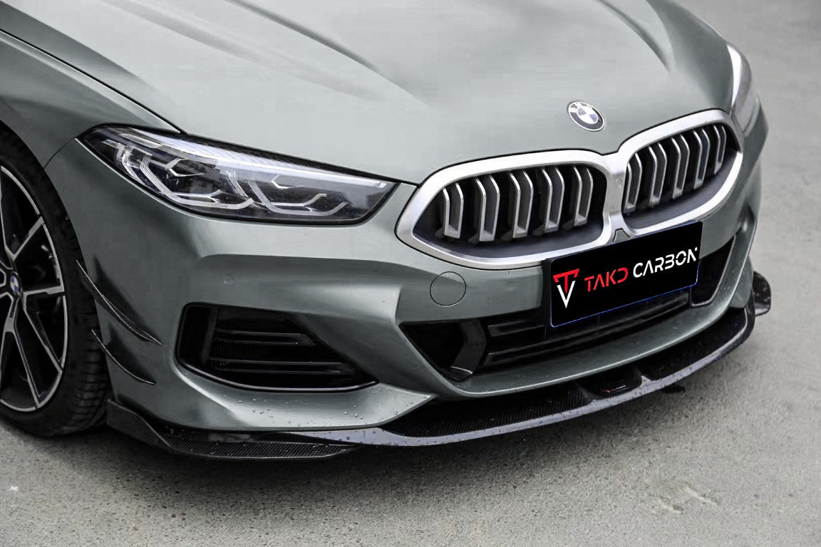 BMW 8 Series G14 G15 G16 aftermarket parts - TAKD Carbon Front Lip