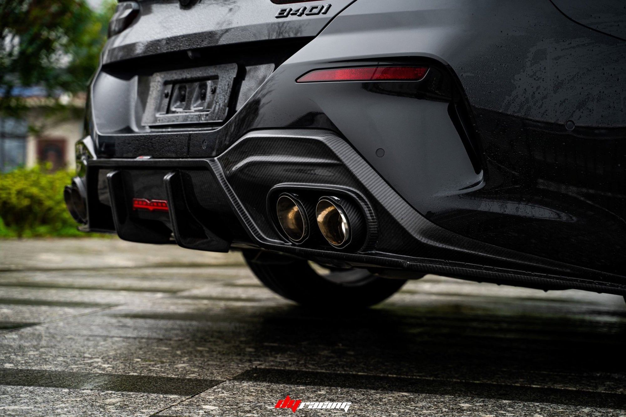 TAKD Carbon Dry Carbon Fiber Rear Diffuser Ver.1 for BMW G14 G15 G16 8