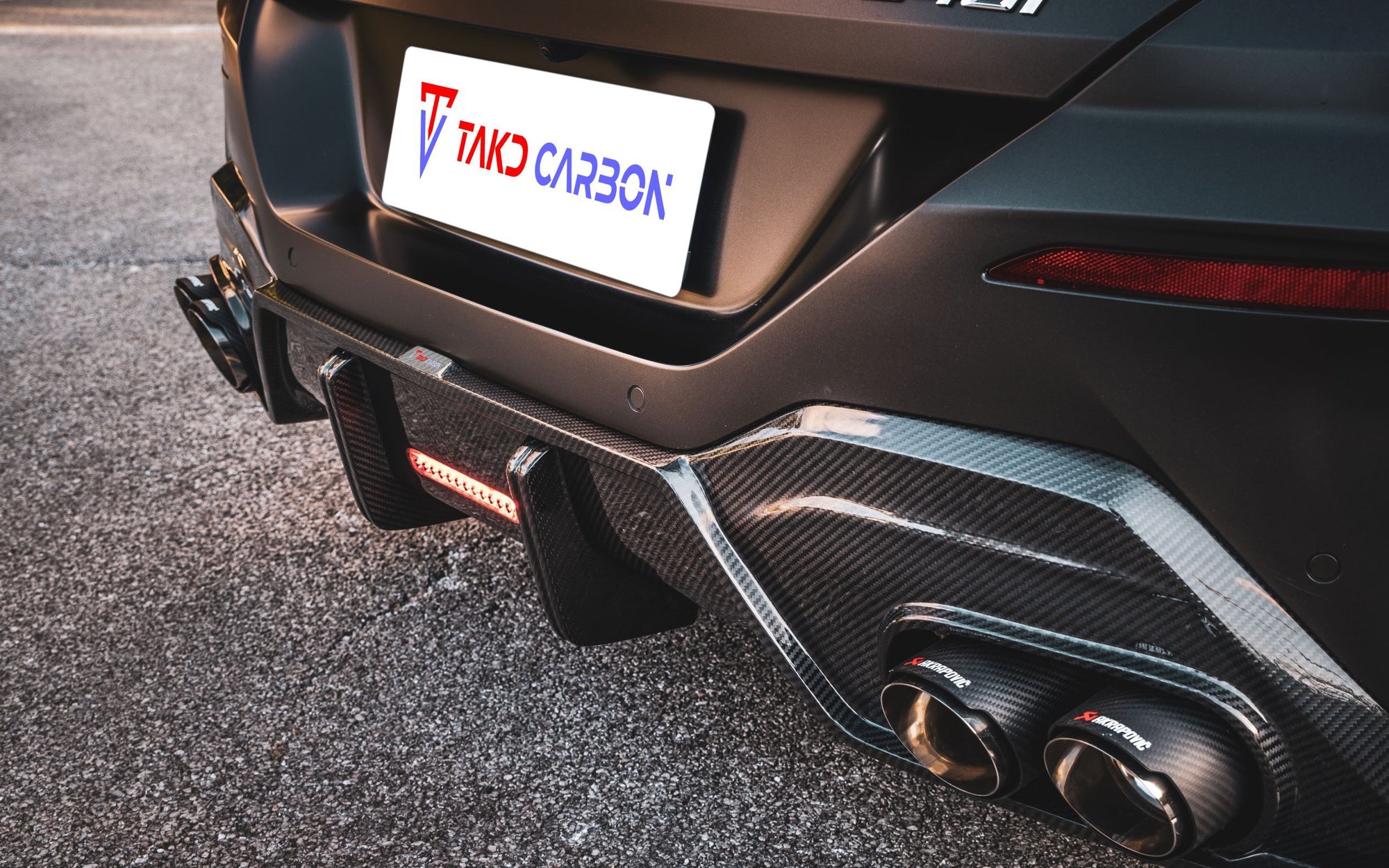 TAKD Carbon Dry Carbon Fiber Rear Diffuser Ver.1 for BMW G14 G15 G16 8