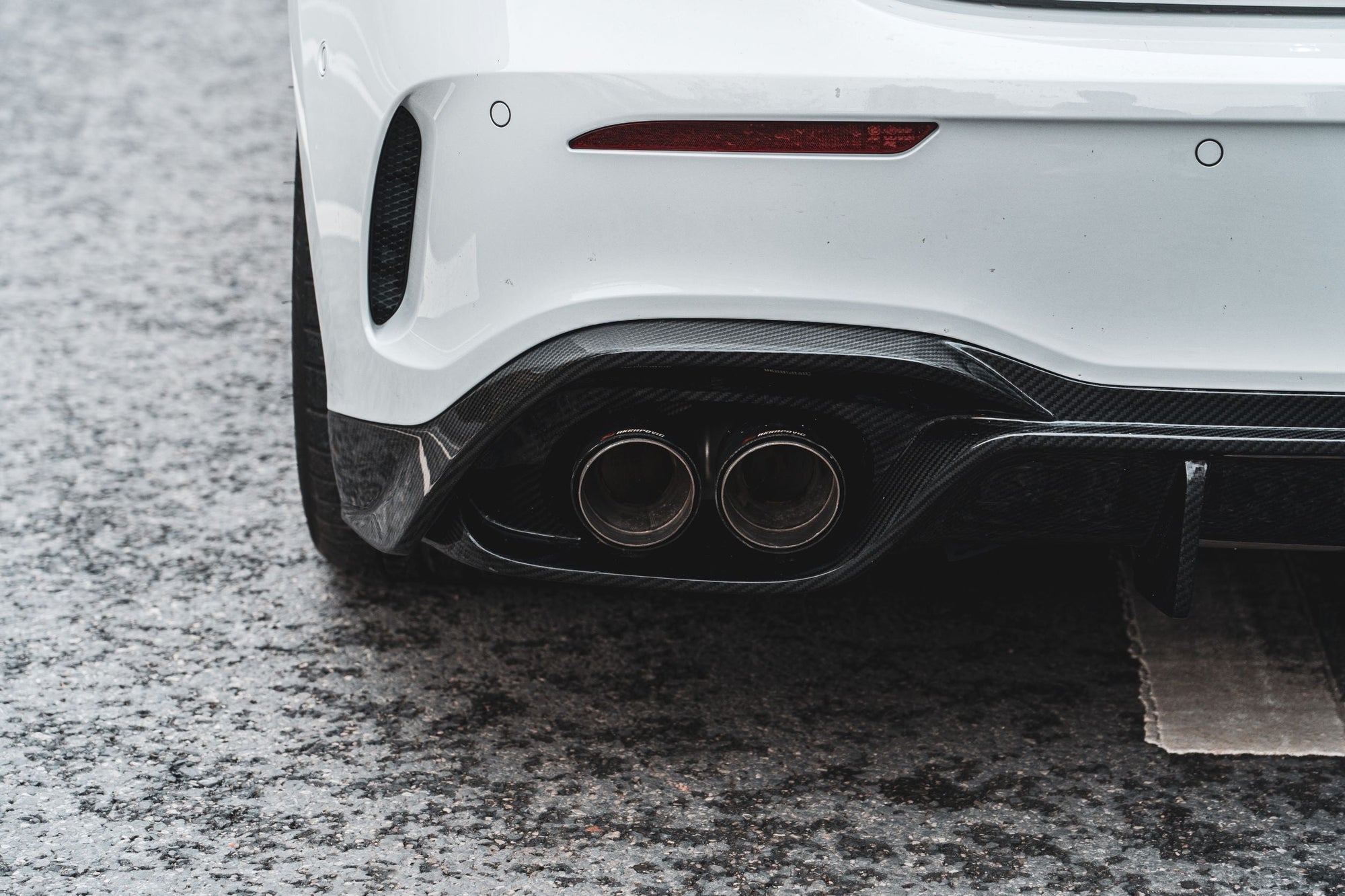 TAKD Carbon Fiber Rear Diffuser for Mercedes Benz A45 A35 A250 Hatchba